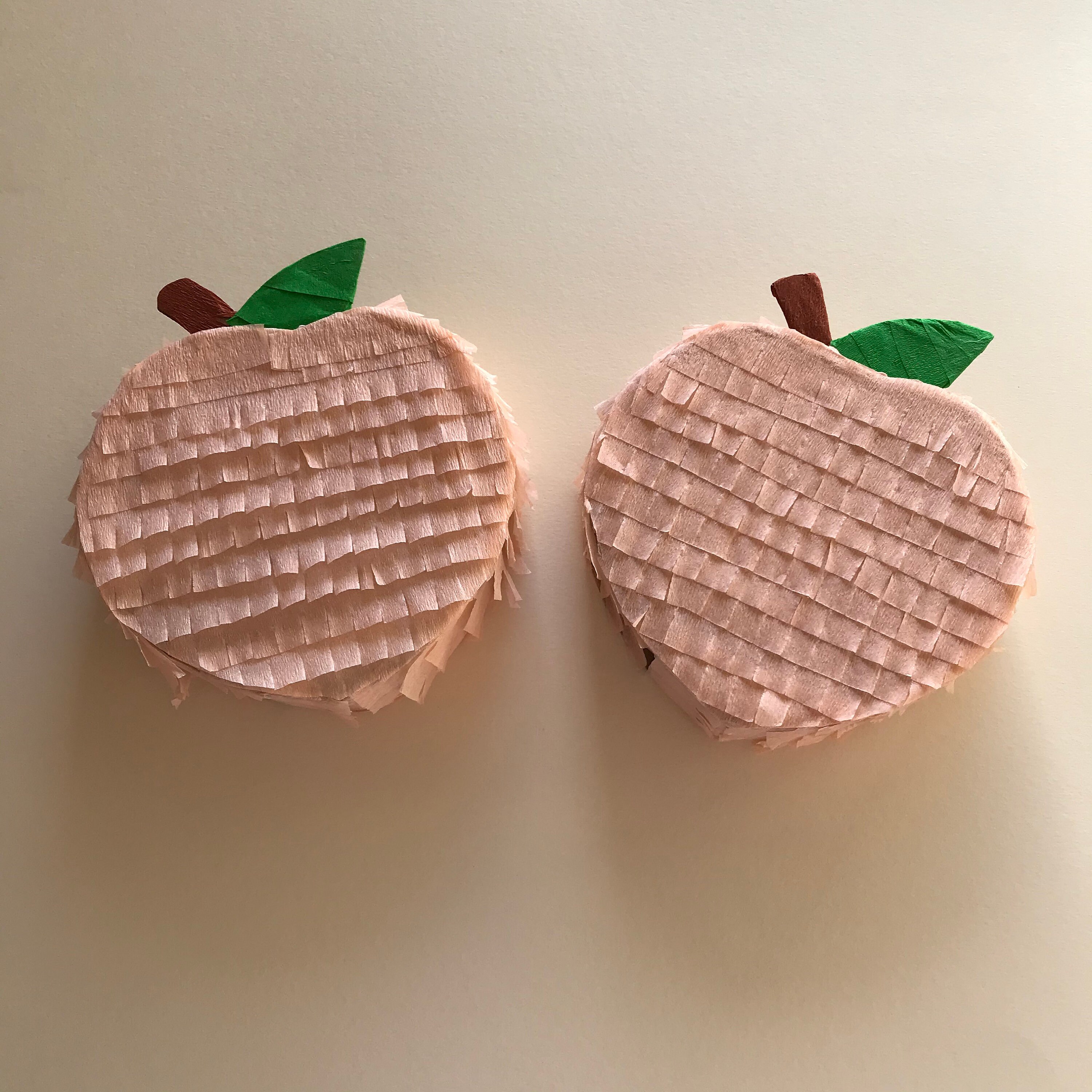 Peach Mini Pinata Fruit Mini Pinata Peach Theme Party Peach | Etsy