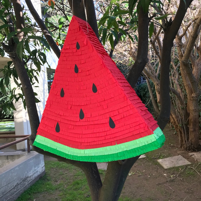 Watermelon Pinata Watermelon Party Decoration - Etsy