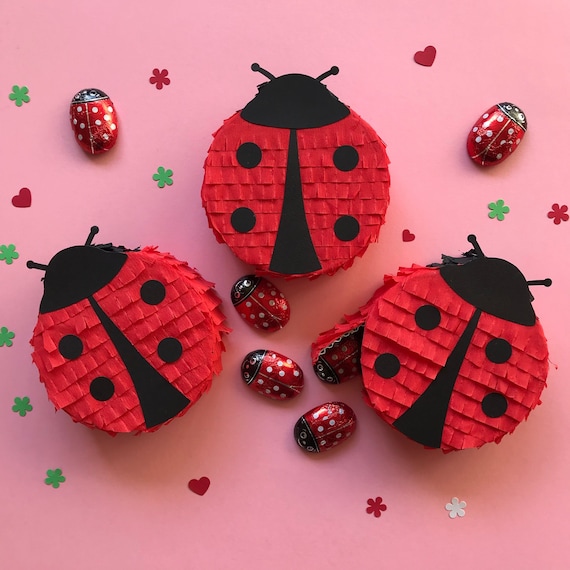 Ladybug Mini Pinata Ladybug Birthday Party Favor - Etsy