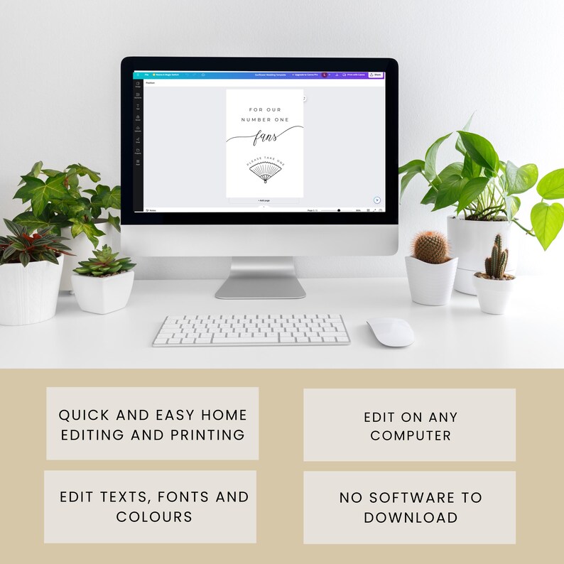 Wedding Fan Sign | Wedding Program Fan | Please Take One | Wedding ...