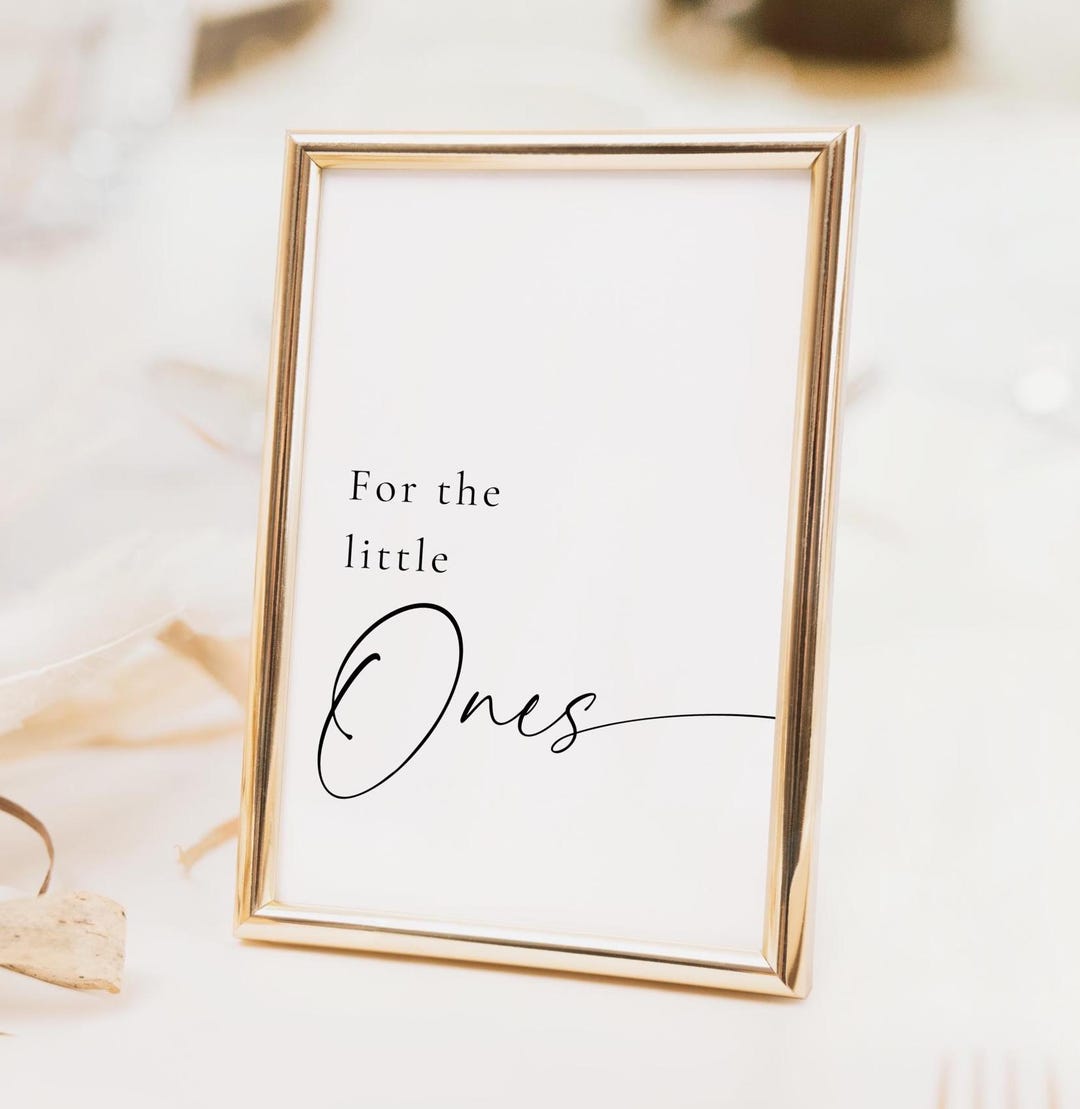 Kids Table Sign Wedding, Fun Kids Activities Table Decor, Printable ...