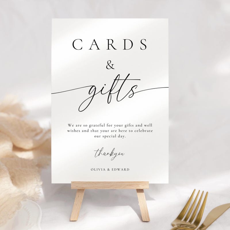 Gift Table Sign - 60+ Gift Ideas for 2026