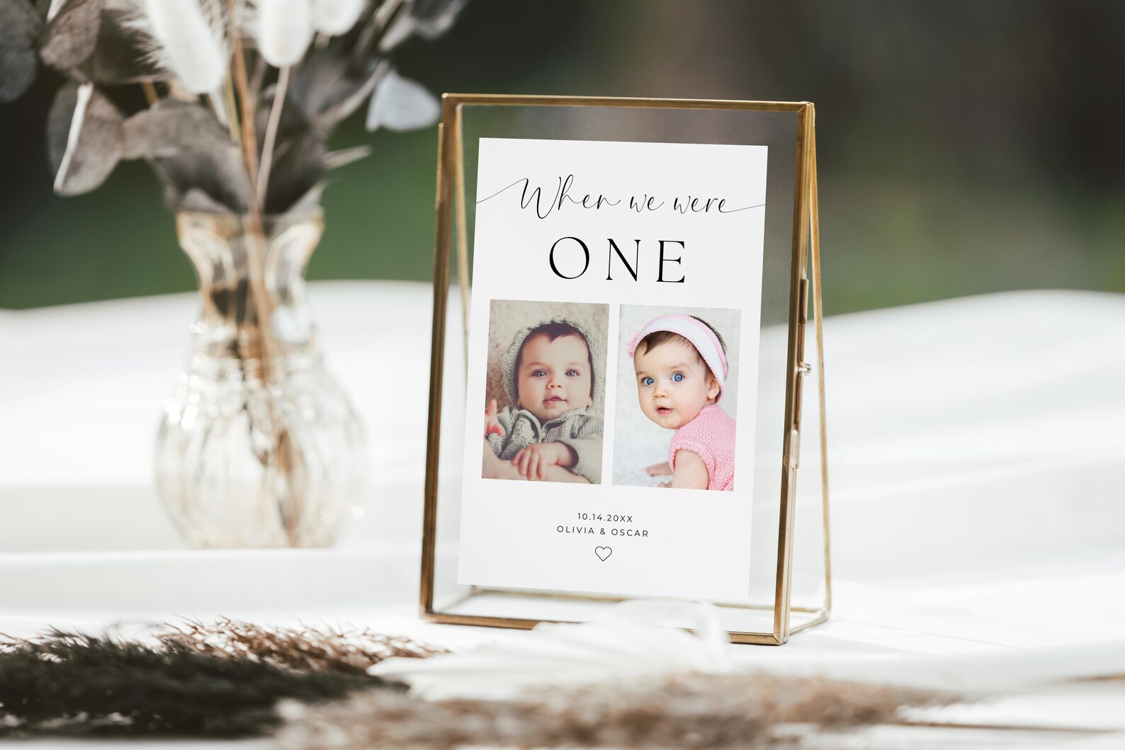 Photo Wedding Table Numbers Signs With Bride and Groom Baby Photo Table ...