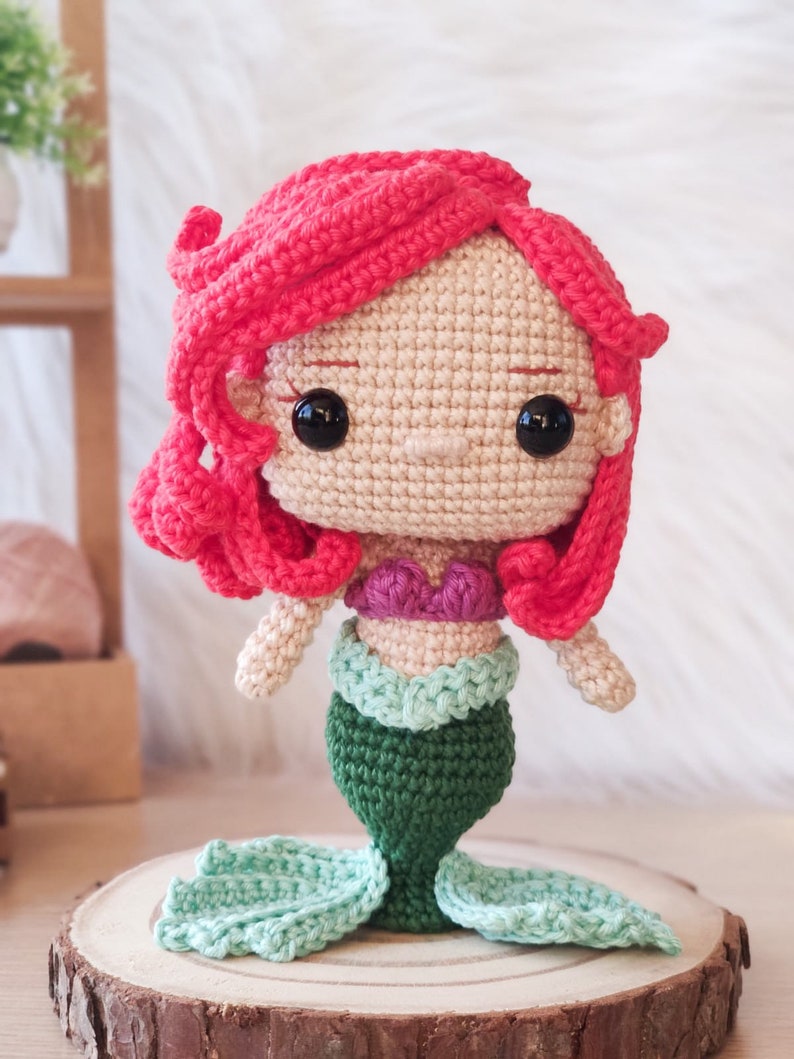 AMIGURUMI PATTERN Sea Princess Ariel Crochet Pattern PDF - Etsy