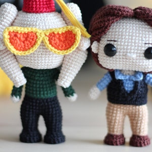 AMIGURUMI PATTERN Chandler & Monica From Friends | Crochet Pattern ...