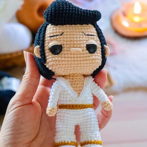 AMIGURUMI PATTERN Elvis Presley Crochet Inspired | Gift for Music ...
