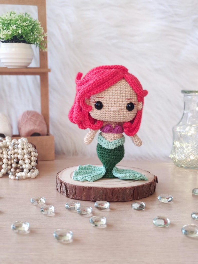 AMIGURUMI PATTERN Sea Princess Ariel Crochet Pattern PDF - Etsy