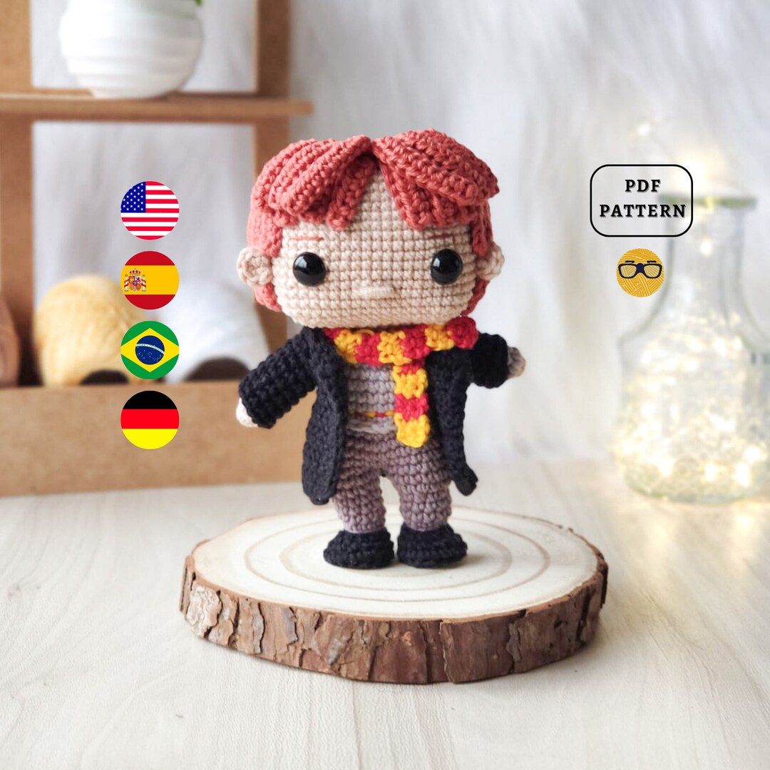 AMIGURUMI PATTERN Ginger Wizard Crochet Pattern PDF Pattern Download in ...