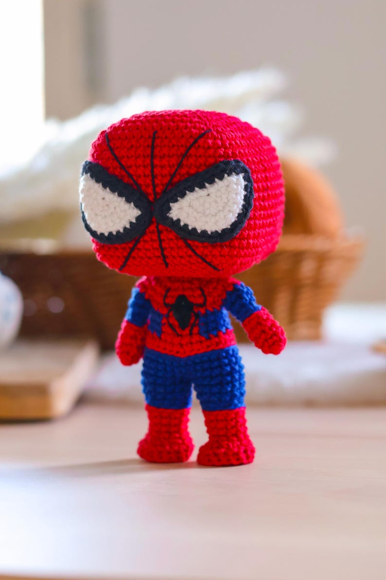AMIGURUMI PATTERN Spider Hero Crochet Pattern | PDF Pattern | Eng Pt Es ...