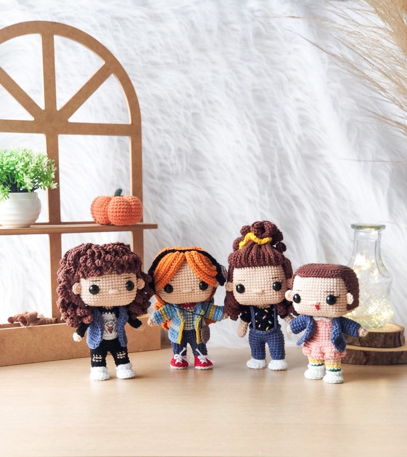 AMIGURUMI PATTERN Pack Stranger Things Crochet Pattern | Eddie + Max ...