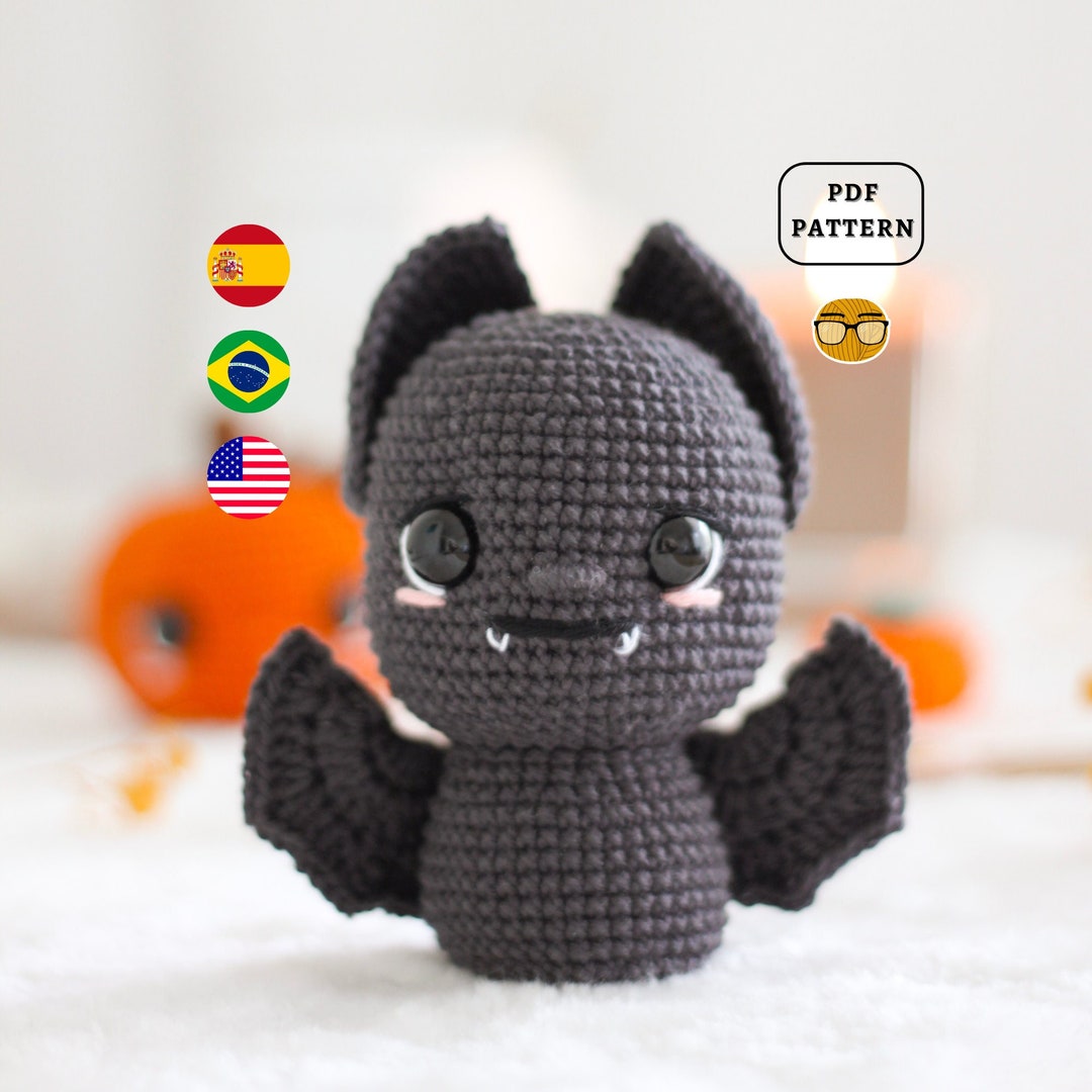 AMIGURUMI PATTERN Bat Crochet Pattern | Halloween Bat Pattern | PDF ...