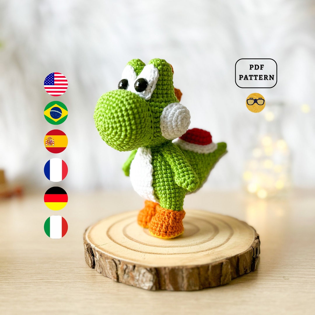 AMIGURUMI PATTERN Yoshi Crochet Pattern Game Crochet - Etsy