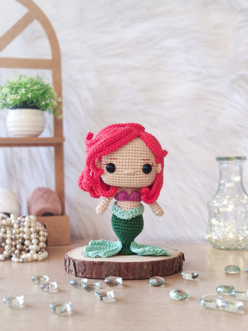 AMIGURUMI PATTERN Sea Princess Ariel Crochet Pattern PDF - Etsy