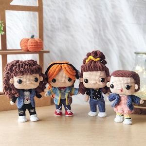 AMIGURUMI PATTERN Pack Stranger Things Crochet Pattern | Eddie + Max ...