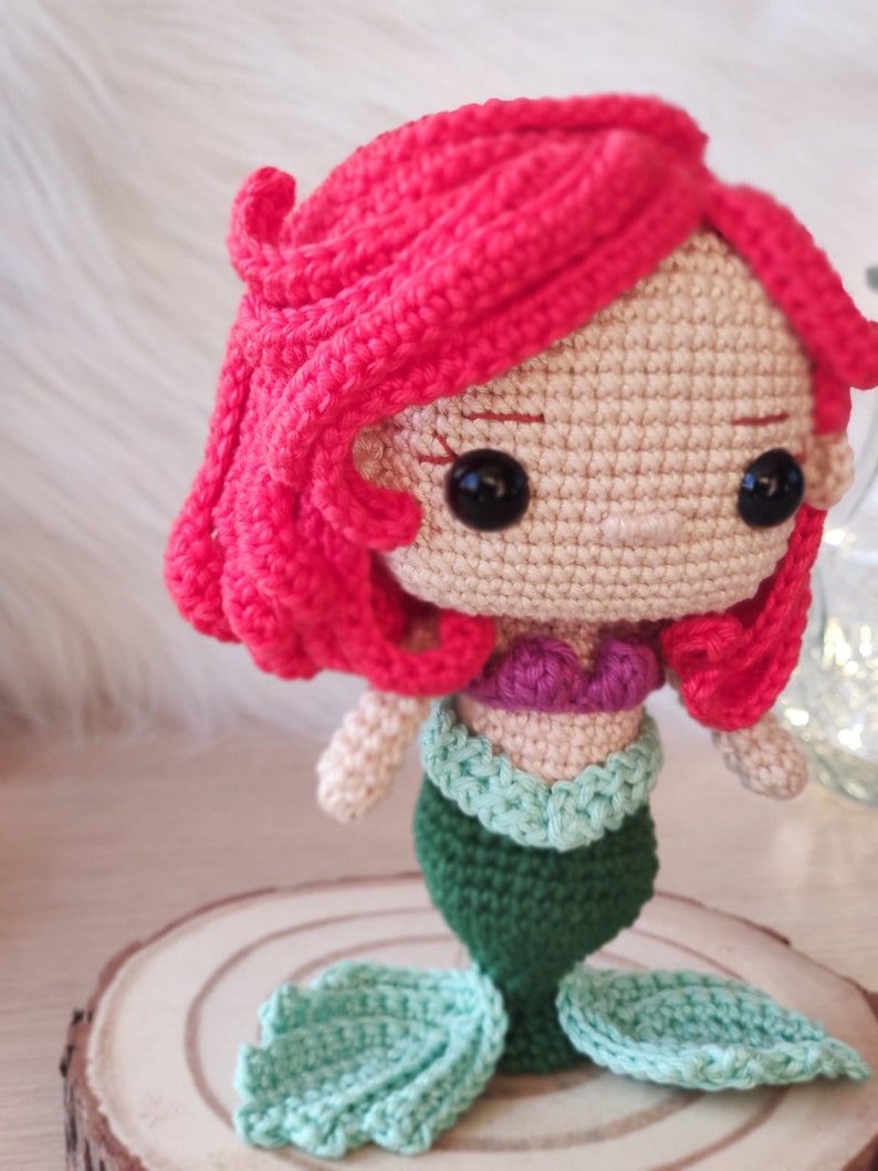 AMIGURUMI PATTERN Sea Princess Ariel Crochet Pattern PDF - Etsy