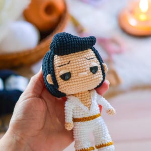 AMIGURUMI PATTERN Elvis Presley Crochet Inspired | Gift for Music ...
