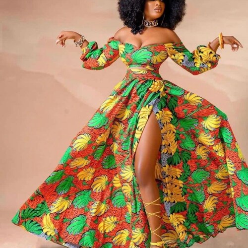 African Dress Setafrican Clothing For Womenankara Crop Top Etsy