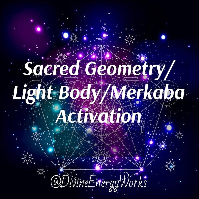 Sacred Geometry/light Body/merkaba Activation - Etsy