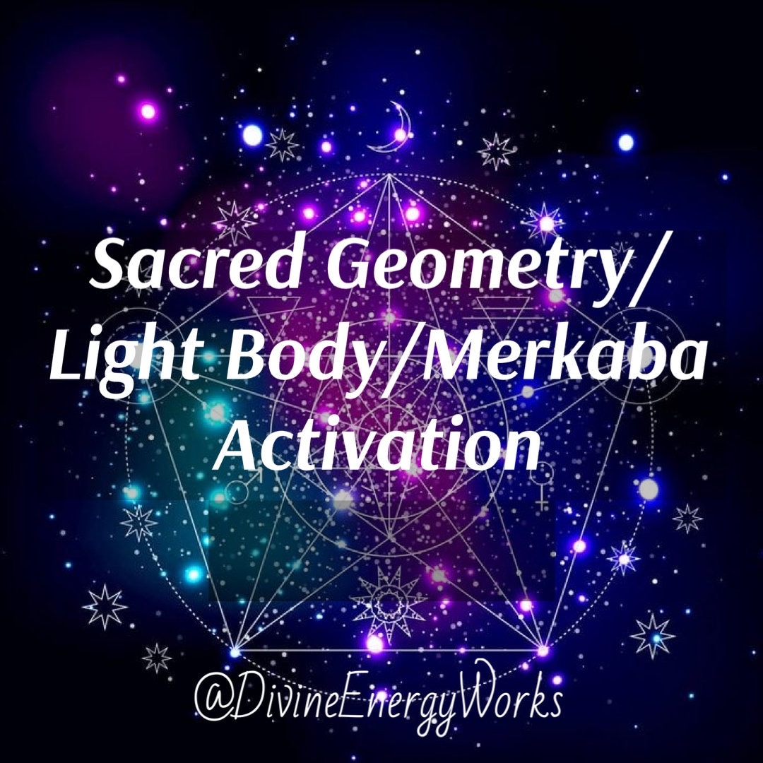 Sacred Geometry/light Body/merkaba Activation - Etsy