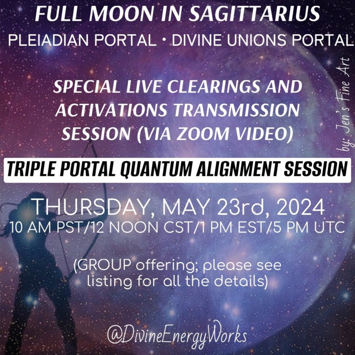 Full Moon in Sagittarius, Pleiadian Portal, and Divine Unions Portal ...