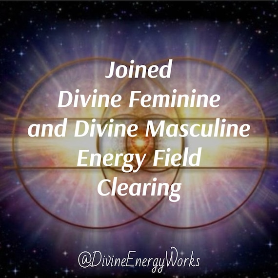 Joined Divine Feminine and Divine Masculine Energy Field - Etsy