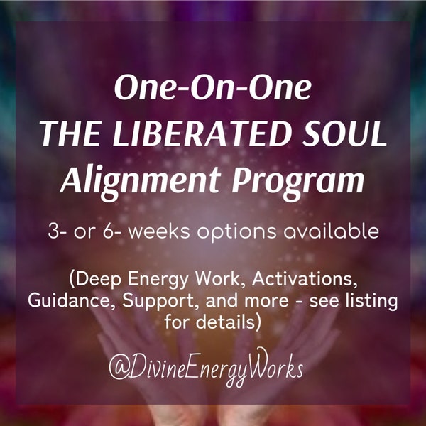 One-on-one Inner Divine Feminine and Divine Masculine Soul Alignment Program 3 Weeks - Etsy