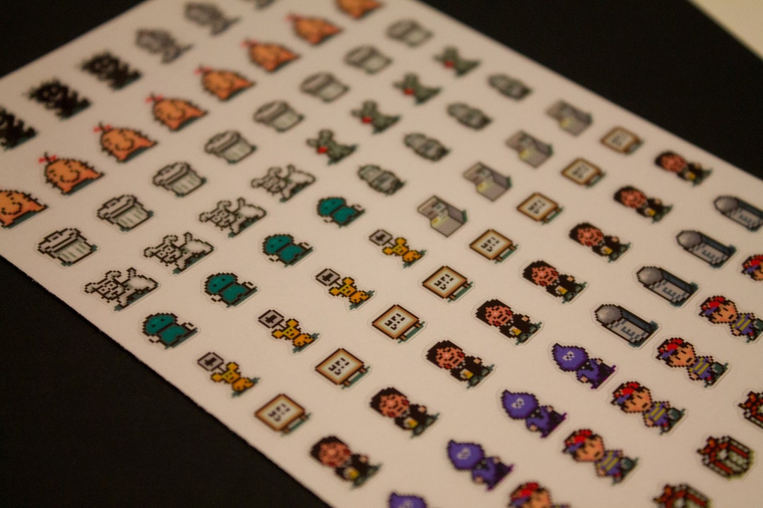 Mother 2 Earthbound A6 Planner Sticker Sheet - Etsy