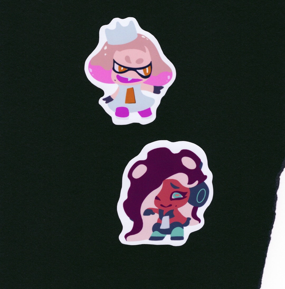 Pearl and Marina Splatoon 2 Sticker Set Splatoon Stickers - Etsy
