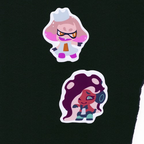 Pearl and Marina Splatoon 2 Sticker Set Splatoon Stickers - Etsy