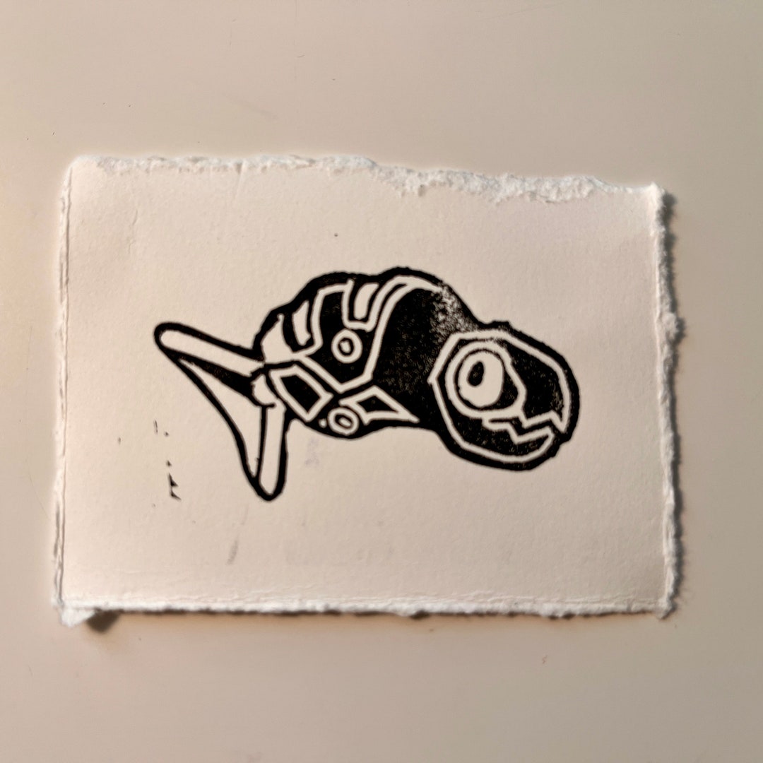 Splatoon • Jelleton • Mini Block Print - Etsy