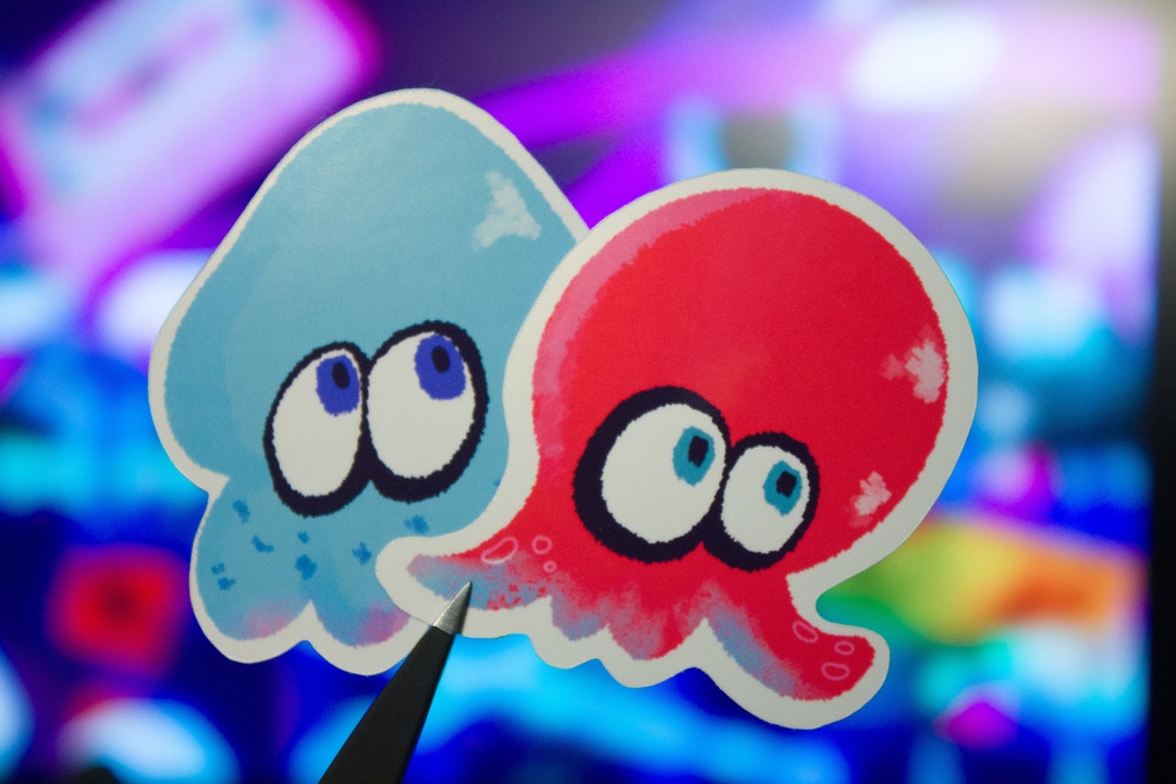 Splatoon Inkling and Octoling Sticker Set - Etsy Australia