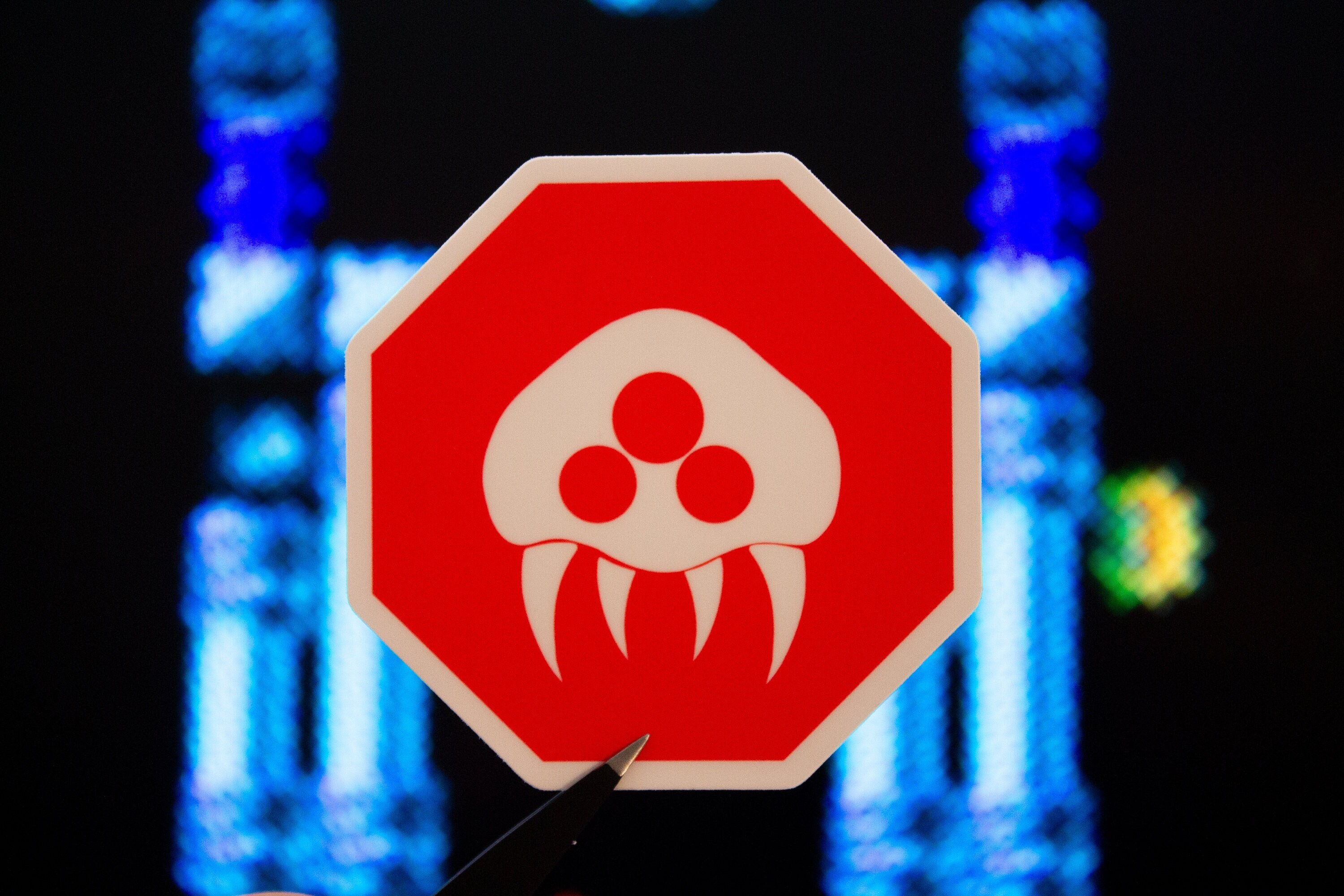 Metroid Stop Sign Sticker - Etsy