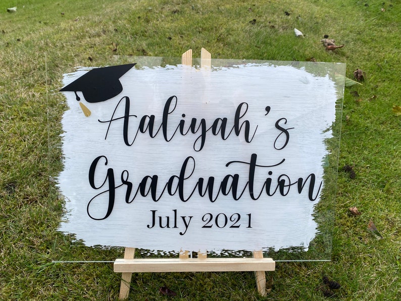 Personalised Acrylic Graduation Sign A3 - Etsy