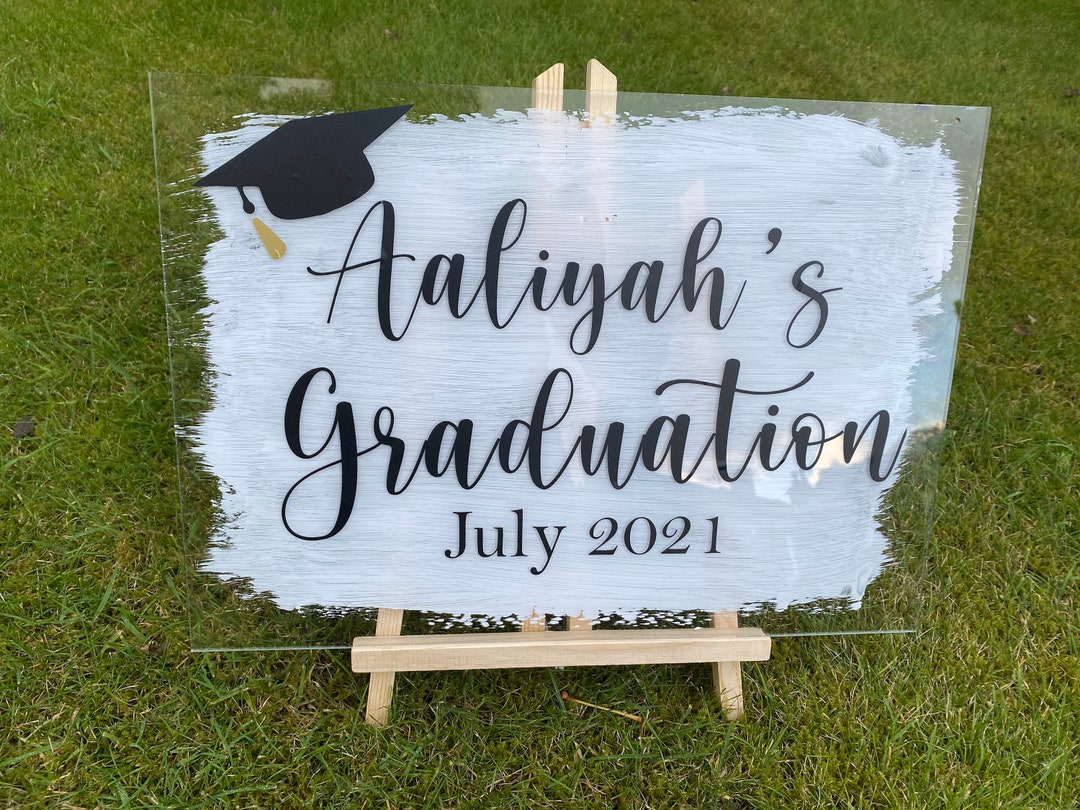 Personalised Acrylic Graduation Sign A3 - Etsy