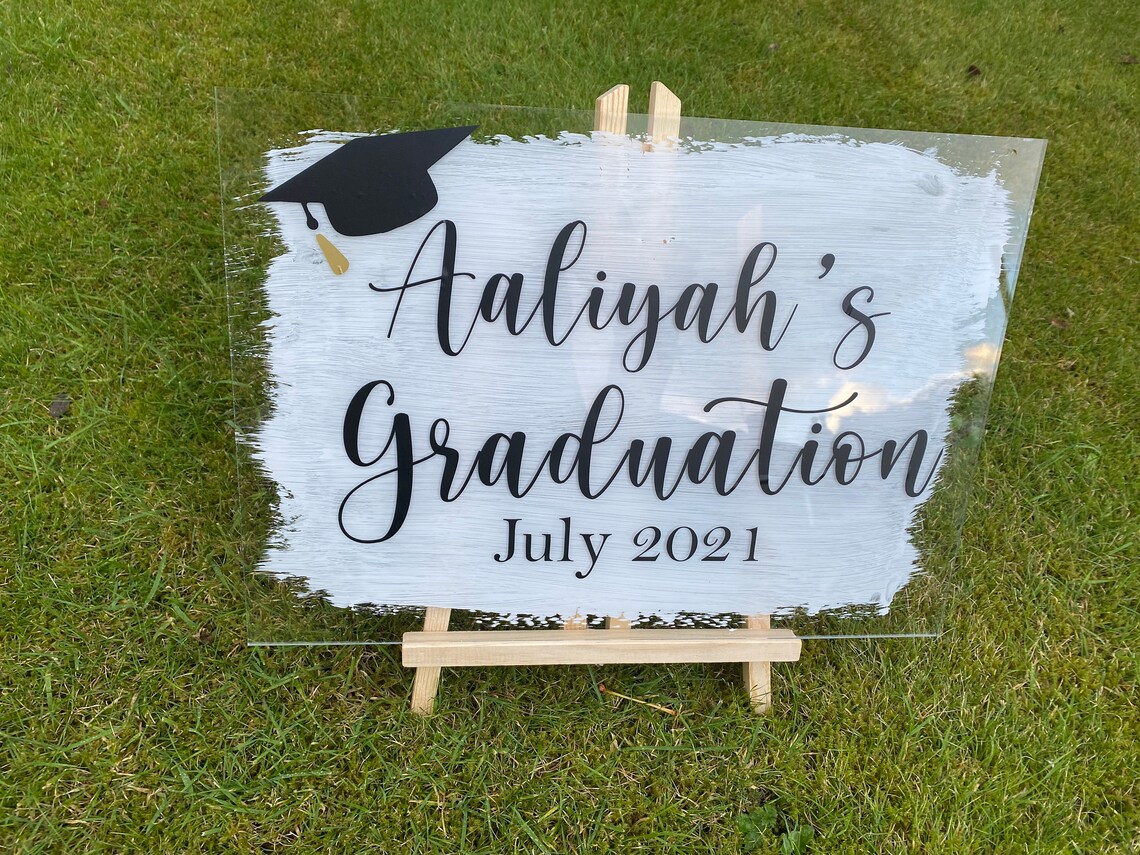 Personalised Acrylic Graduation Sign A3 - Etsy