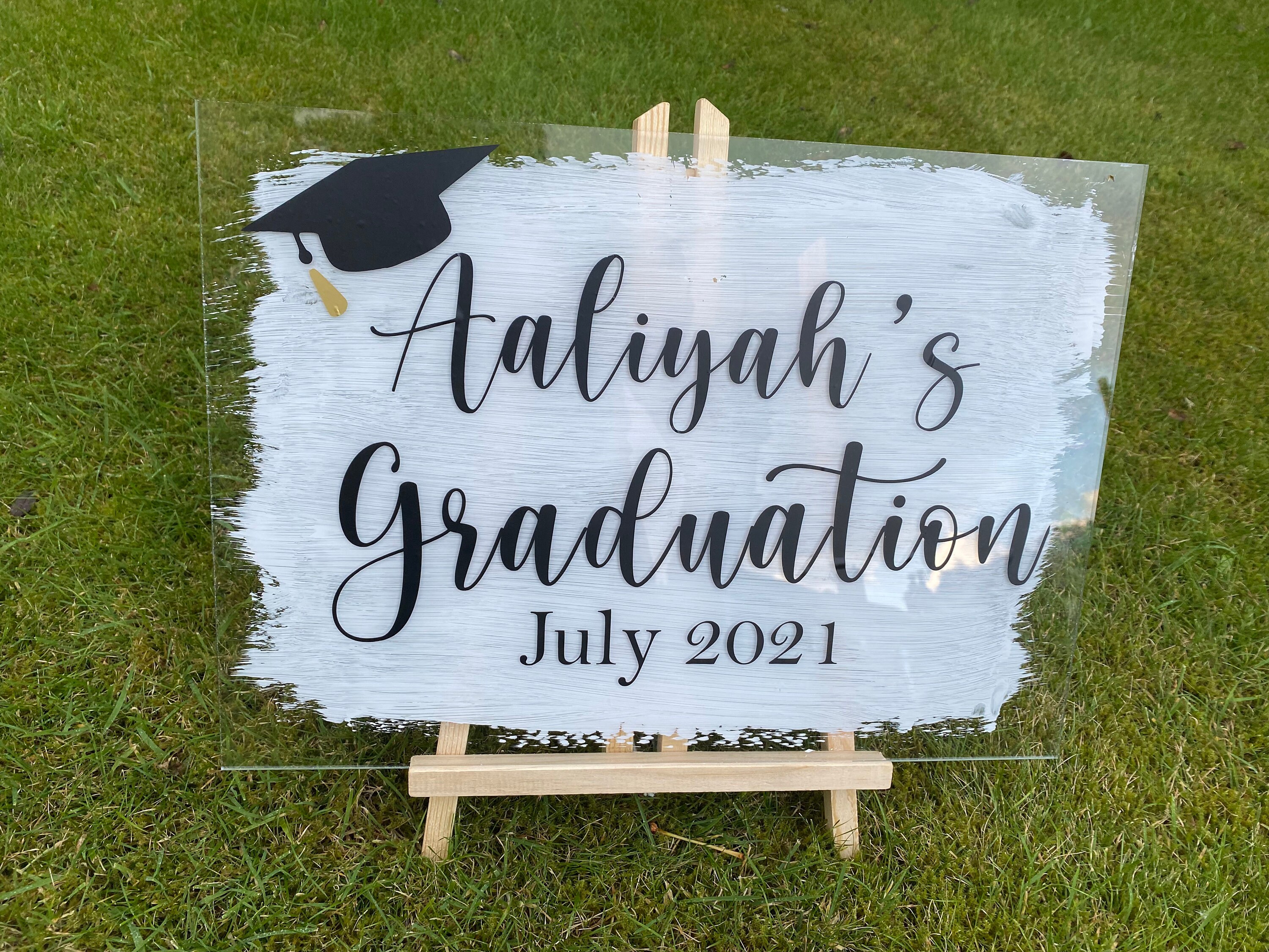 Personalised Acrylic Graduation Sign A3 - Etsy