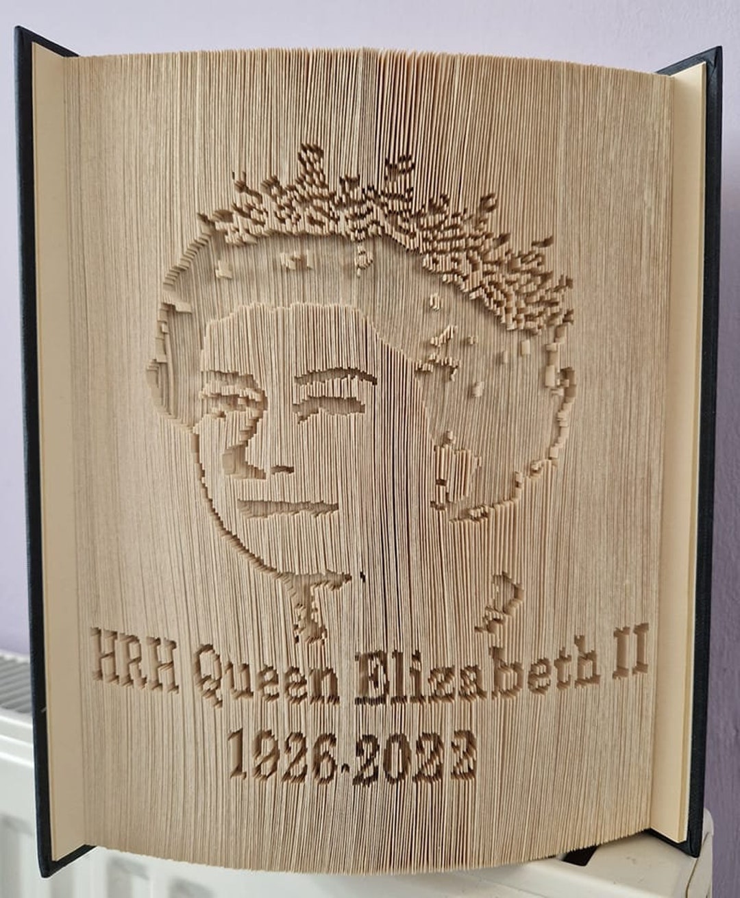 HRH Queen Elizabeth II Cut and Fold Digital PDF Bookfolding Pattern - Etsy
