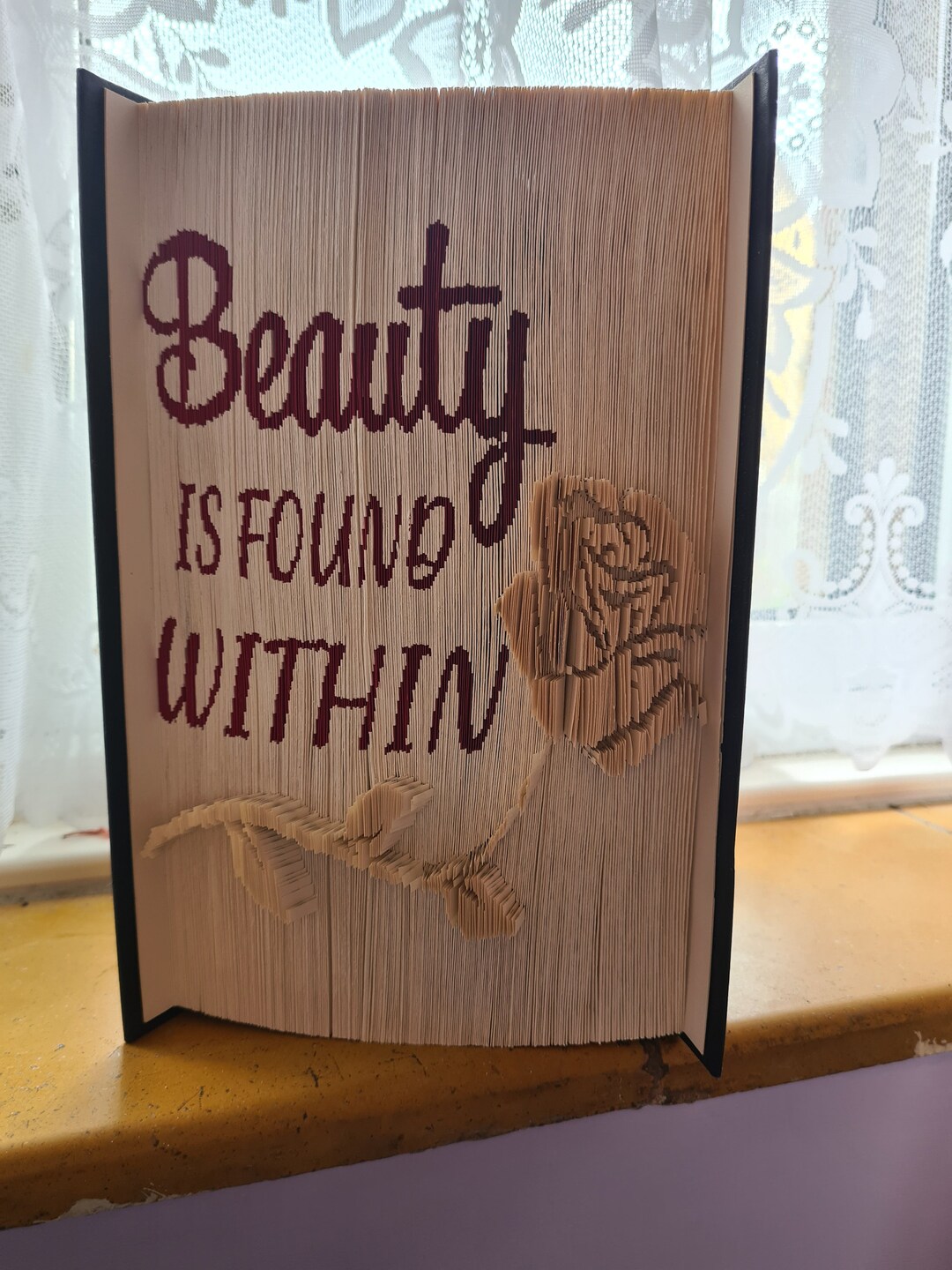 Beauty is Found Within 2 Part Dimensional Bookfolding Pattern 180 C&F ...