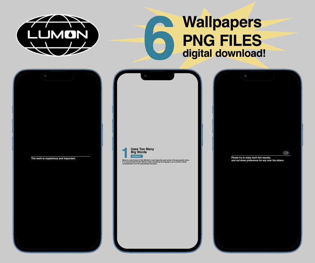 Lumon Phone Wallpapers | Severance Apple TV | Digital Download - Etsy