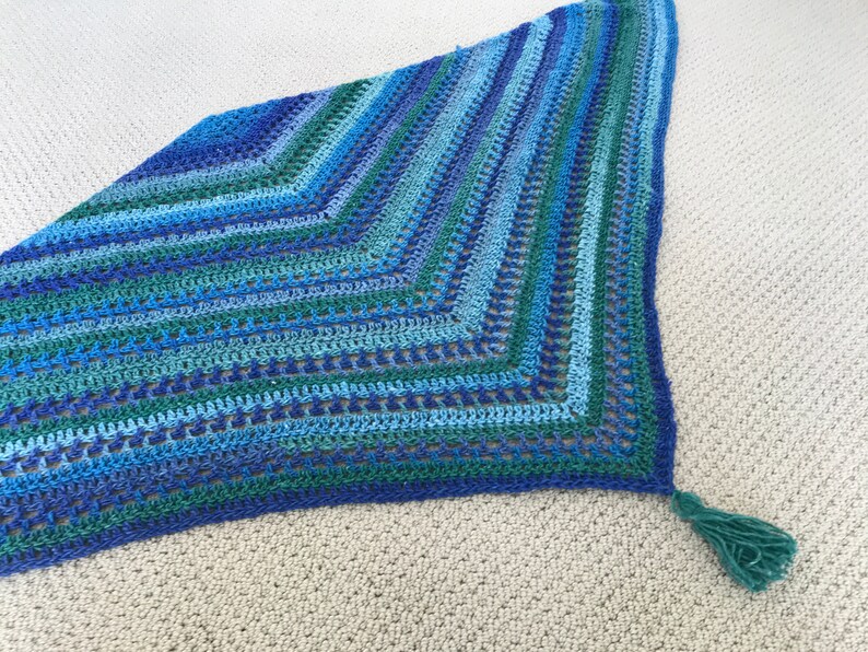 Blue Dreams Shawl - Etsy