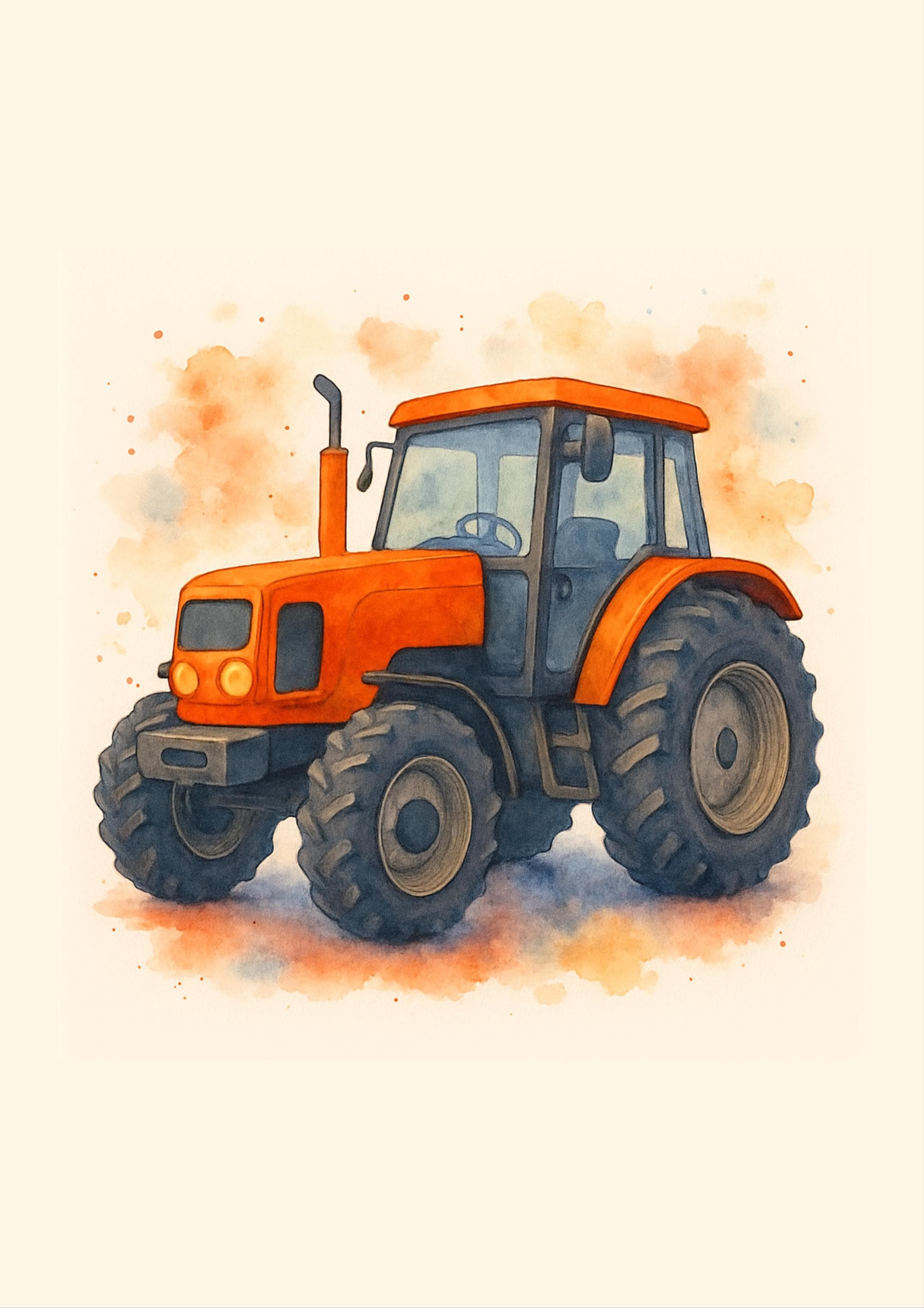 Tractor Wall Decor - Digital Print - Etsy