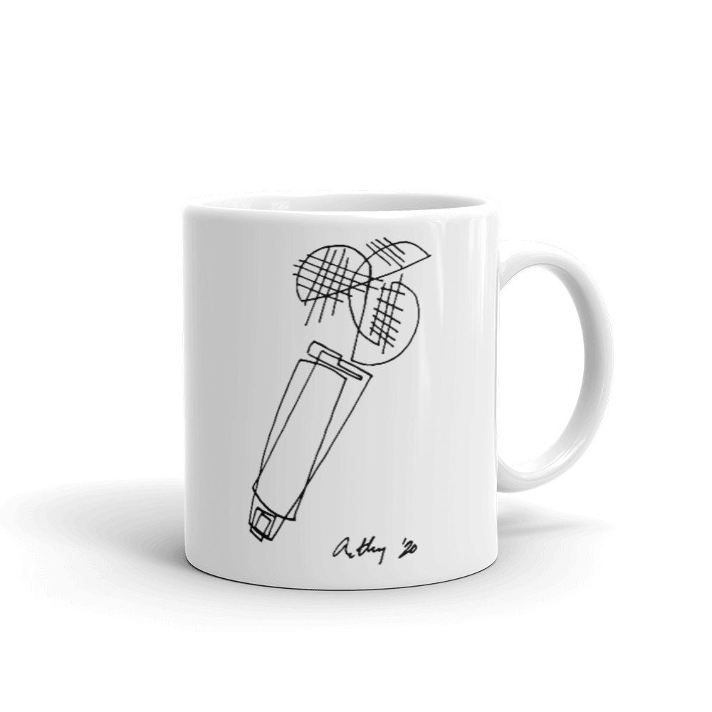 Cool SM58 Mic/Microphone Mug Original Joel Astley Art design - Etsy France
