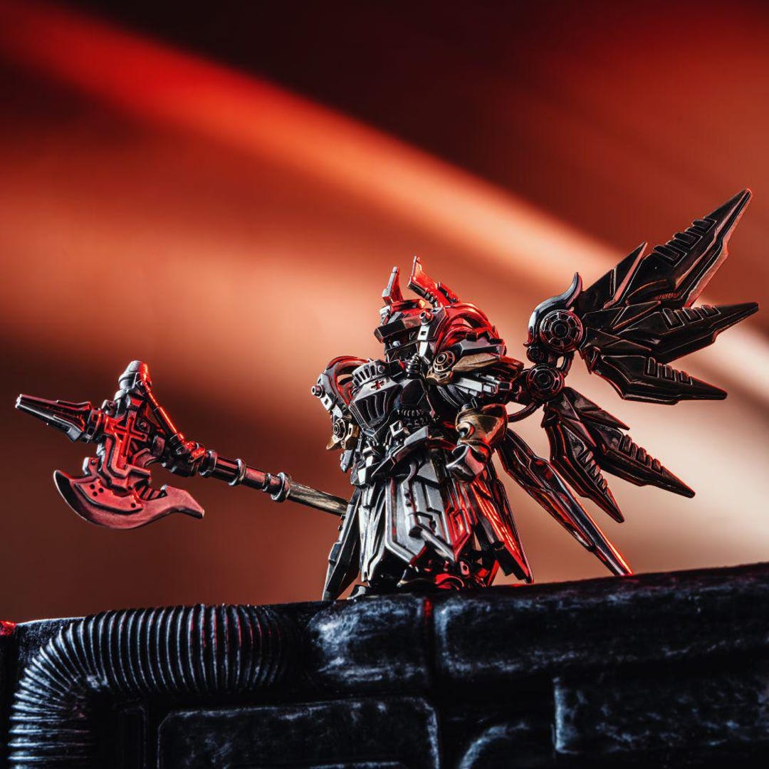 Mech Justicar Metal Figurine, Mechanical Magnetic Figure, Dnd Gifts - Etsy