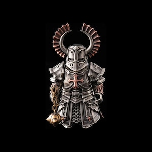 Magnetic Metal Knight Figure - Etsy