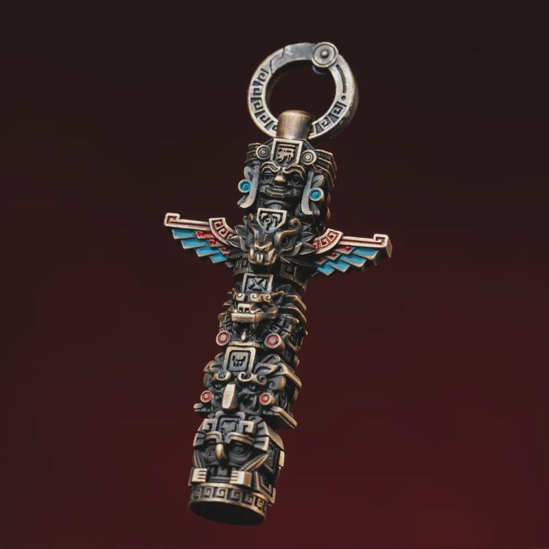 Mayan Kukulkan Pendant - Etsy