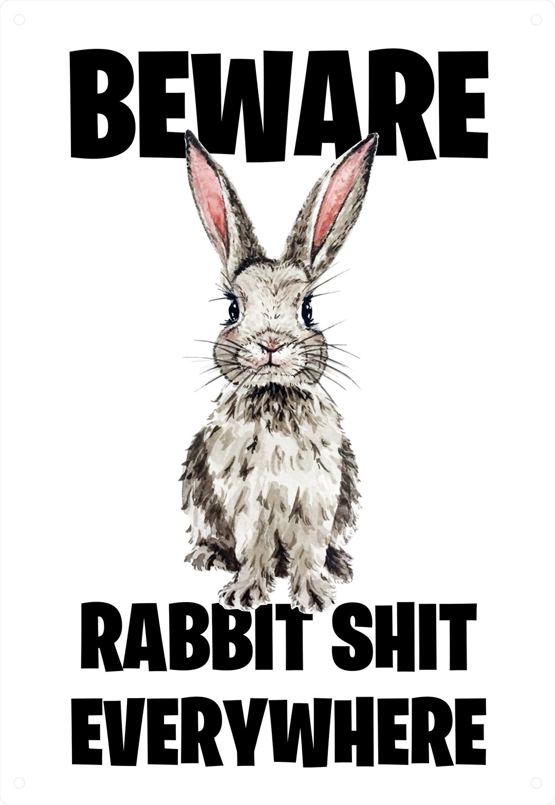 Rabbit Sign, Garden Sign, Garden Gate Sign, Rabbit Hutch Sign - Etsy UK