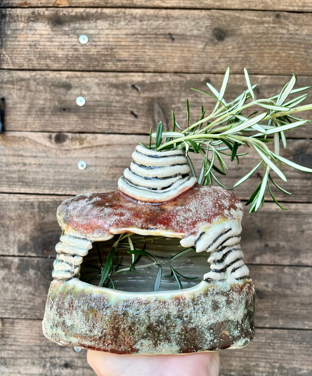 Rib Cage Torso Vase Decor Weird Textured Body Art Handmade - Etsy