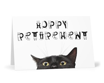 Happy Retirement Cat - Etsy
