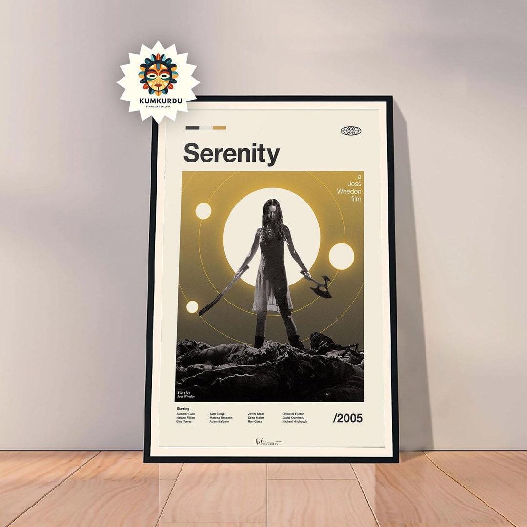Serenity Mid Century Modern Movies Poster Retro Movie Print - Etsy