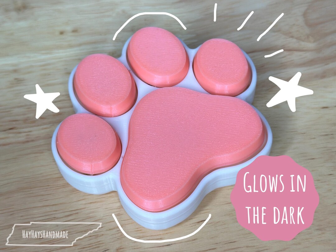 Cat Paw Beans Clicky Desk Fidget | Keyboard Fidget | Multi Key Clicker ...